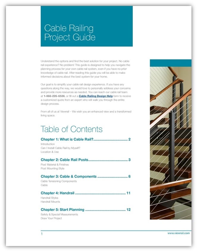Get the Cable Rail Project Guide